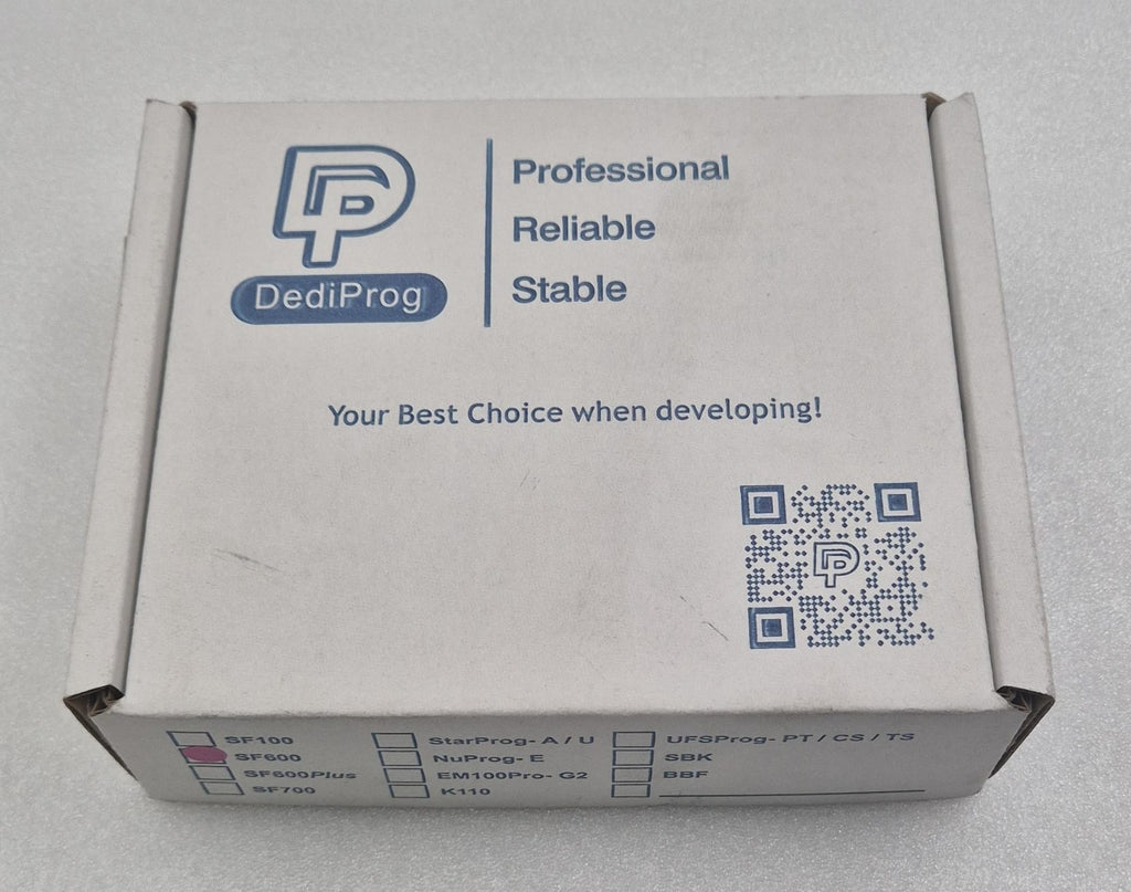 DediProg SF600 SPI Flash IC Programmer with Adapters & Software