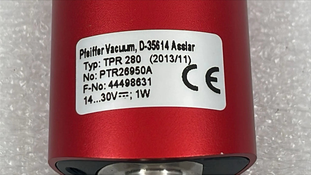 Pfeiffer TPR 280 Compact Pirani Gauge Sensor PTR26950A